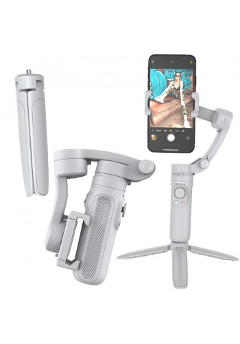 Gimbal Estabilizador HQ3 de 3 ejes para celulares con trípode