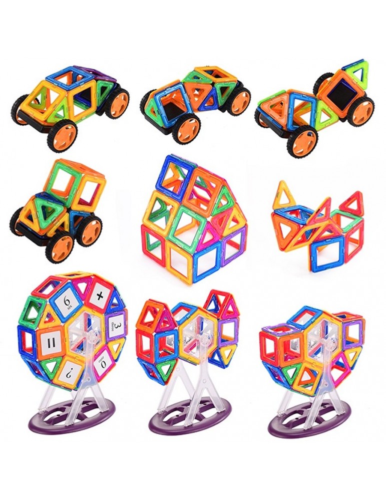 Bloques Magnéticos De Construcción 136 PCS