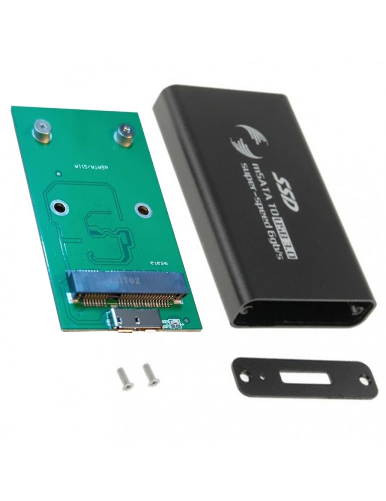 Adaptador mSATA SSD a USB 3.0