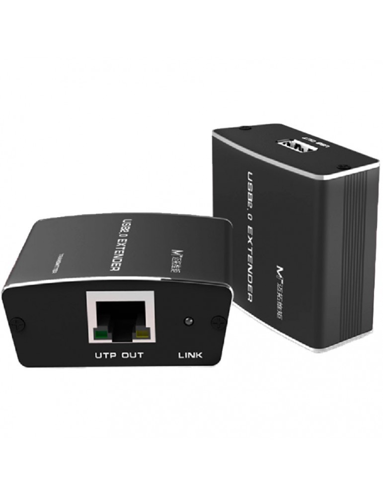 Extensor USB 2.0 por UTP activo hasta 100m