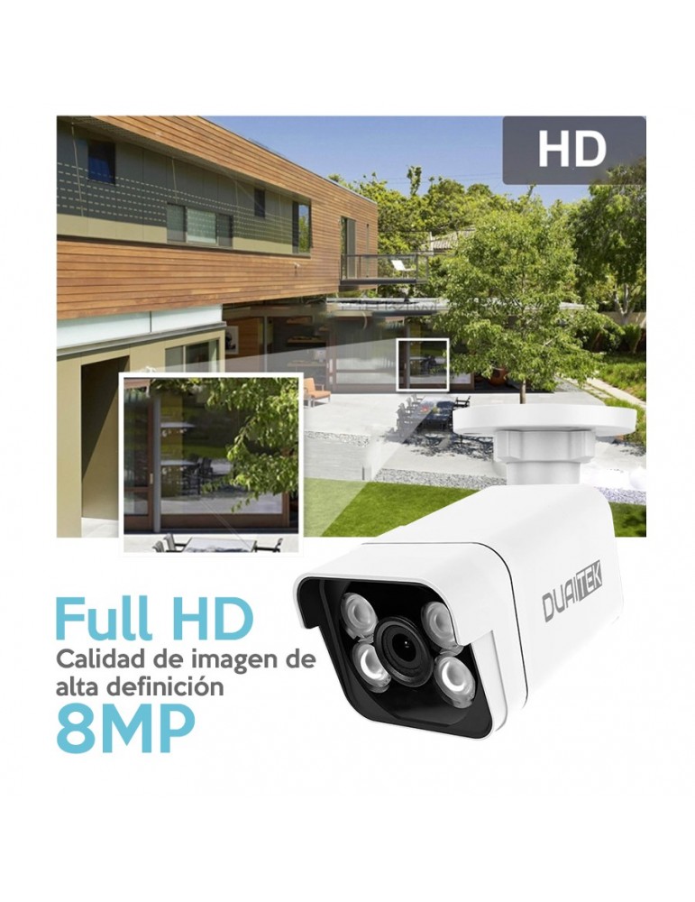 NVR 16 canales + camaras / 2x4MP / 6x8MP