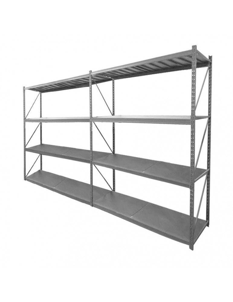 Estanteria Rack Metálico 4 niveles capacidad 1200kg
