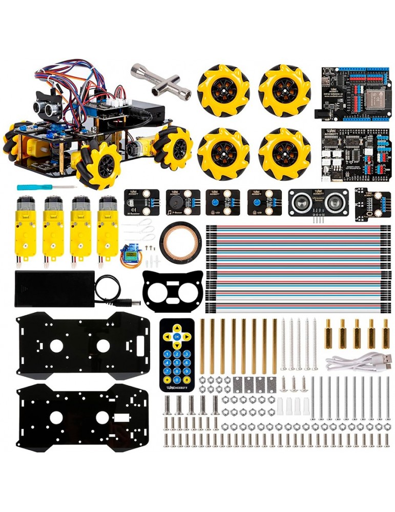 Kit Coche Robot Inteligente con Cámara y WiFi