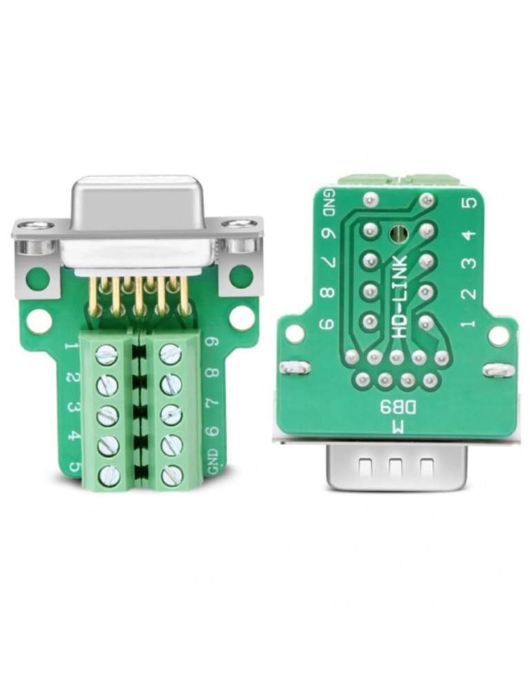 Conectores DB9 Breakout – Pack de 4 Adaptadores RS232 Sin Soldadura