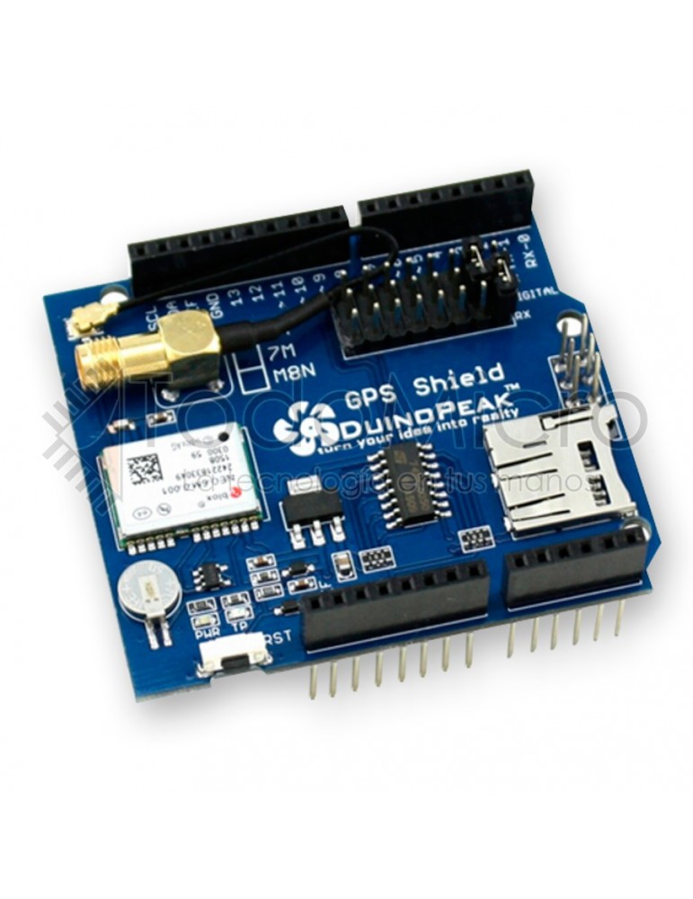 GPS Shield NEO6MV2 con Antena