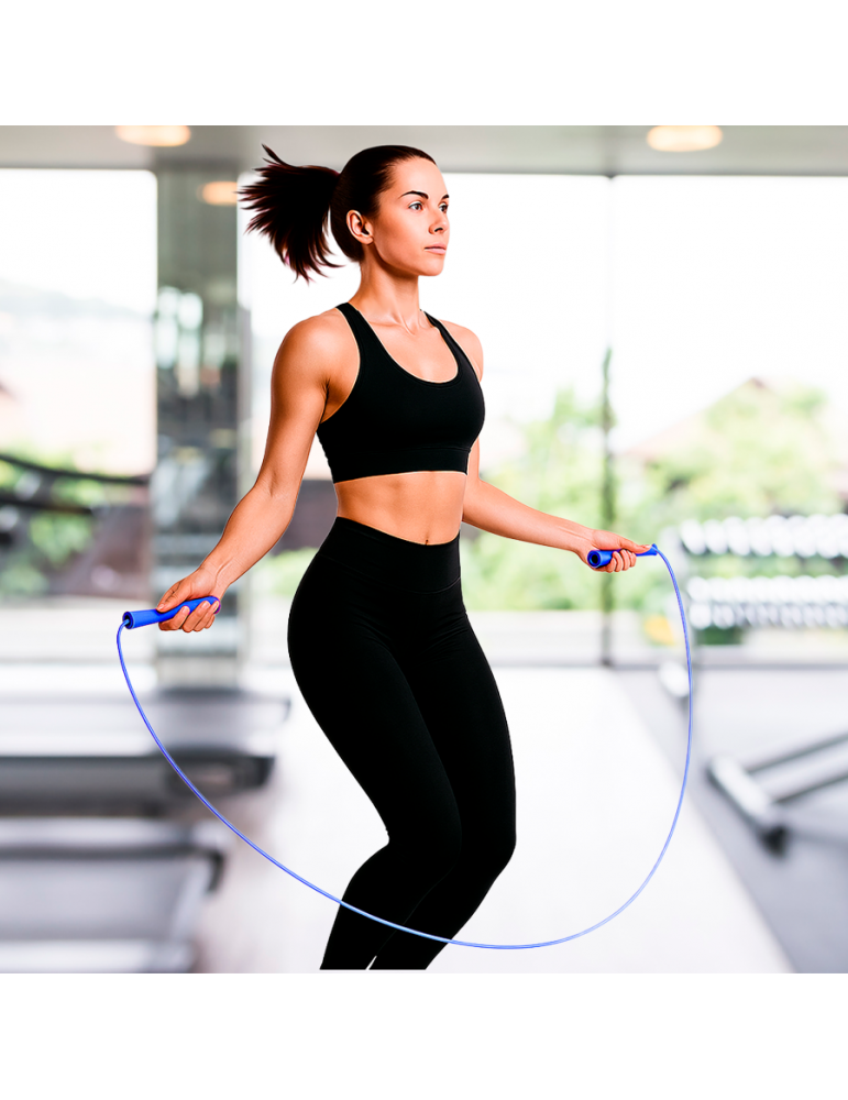 Soga Speed Rope Metálica 3 m Regulable – Crossfit y Fitness