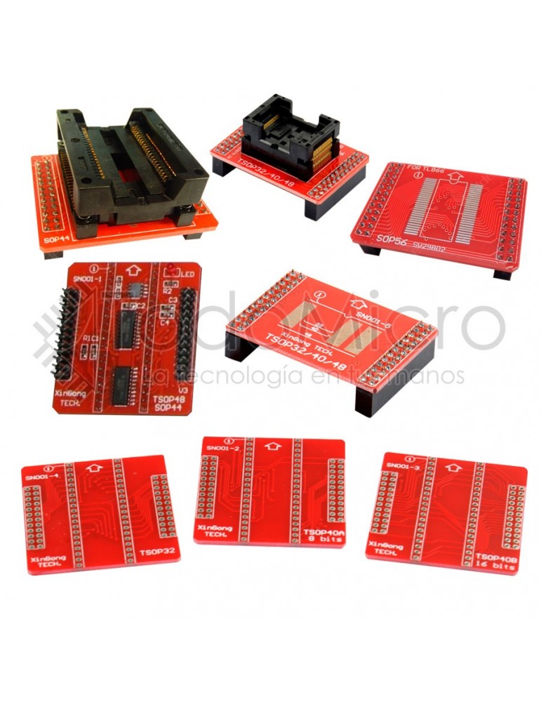 Programador TL866CS con 24 adaptadores