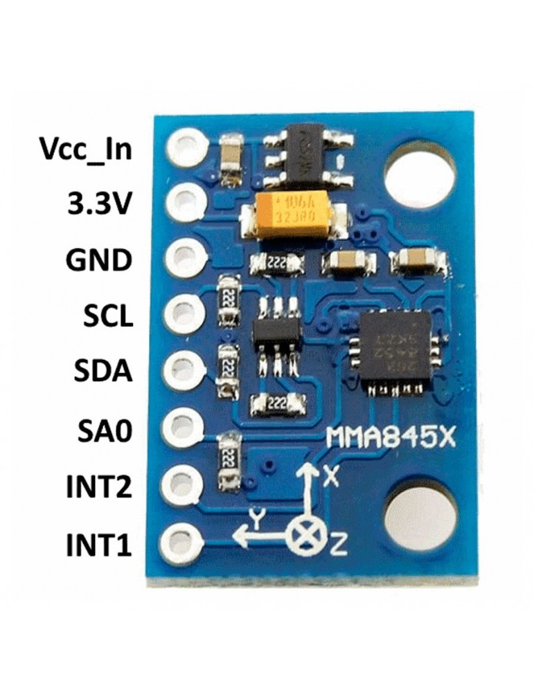 Modulo acelerometro MMA8452