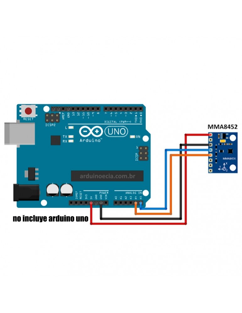 Modulo acelerometro MMA8452