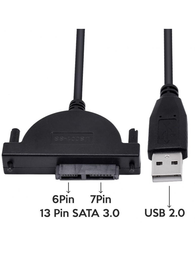 Adaptador slim sata a usb2.0