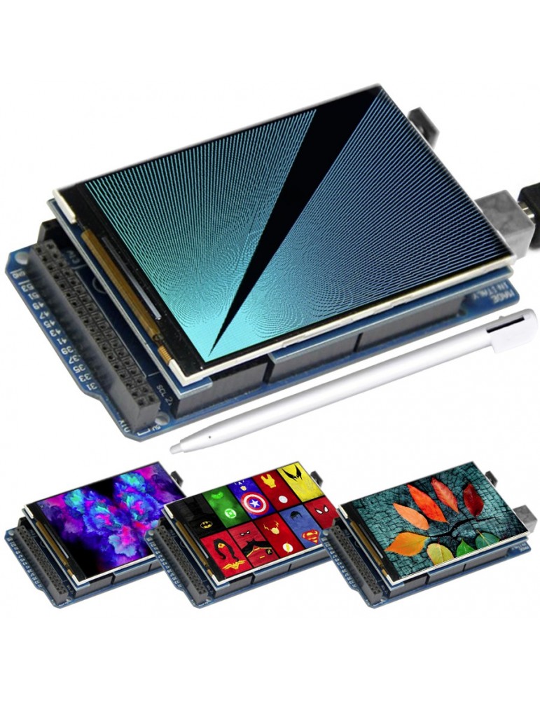 Pantalla LCD TFT 3.5'' Tactil Shield para Arduino UNO y Mega2560