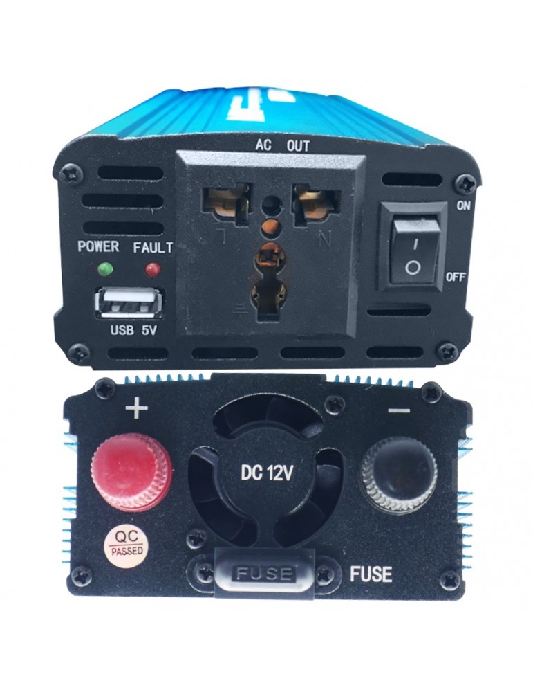 Inversor DC 12V a AC 220V 300W onda senoidal modificada