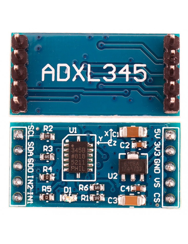 Modulo acelerometro ADXL345 Sensor de inclinación digital SPI I2C